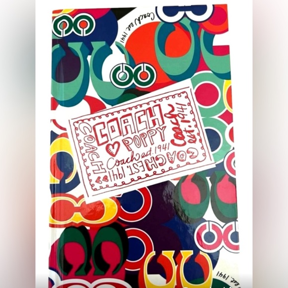 Coach | Office | Coach Poppy C Pop Hard Cover Journal New Never Used ...